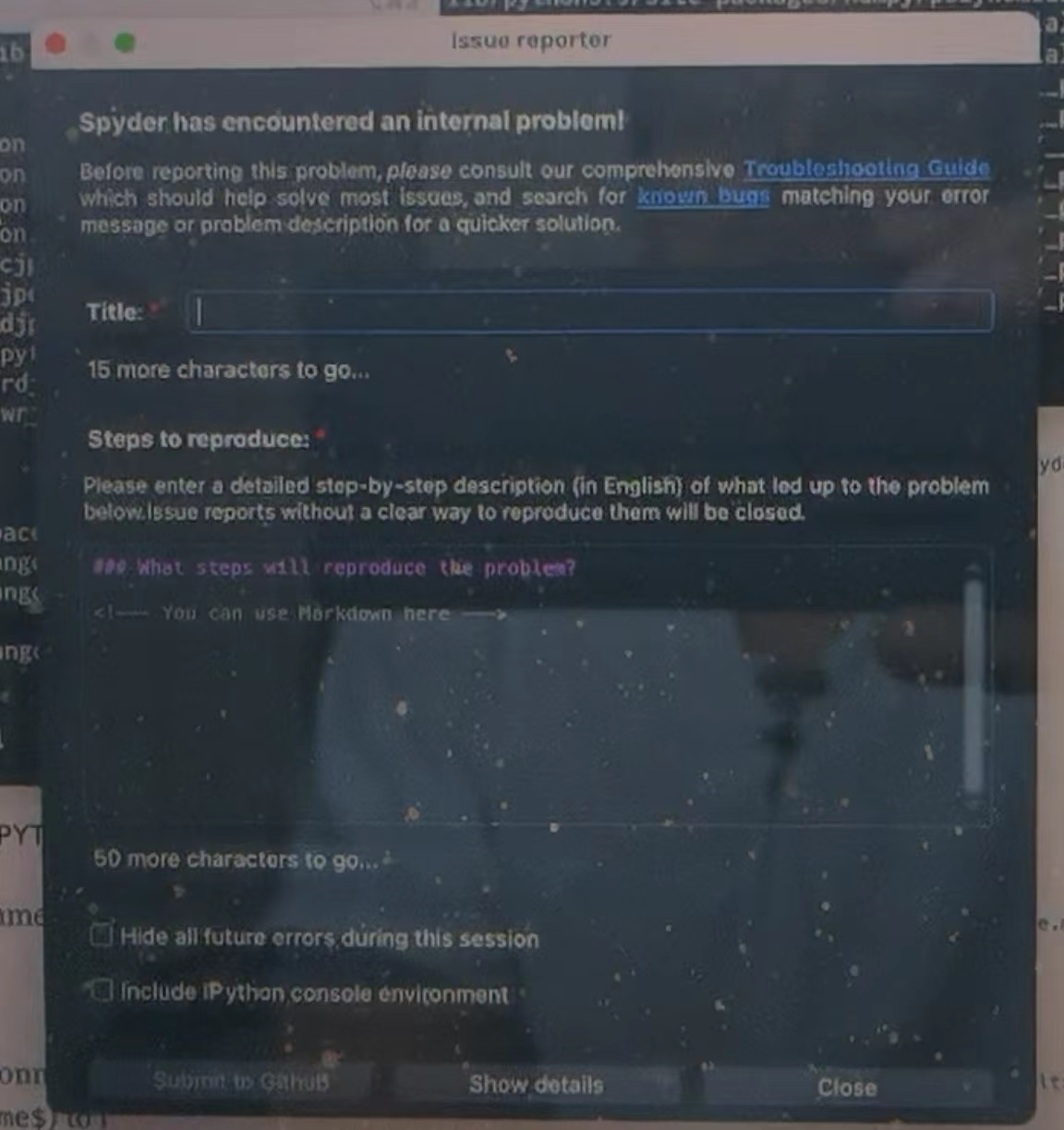 Some Errors That Occur When Using The Find Plugin · Issue 20798 · Spyder Idespyder · Github