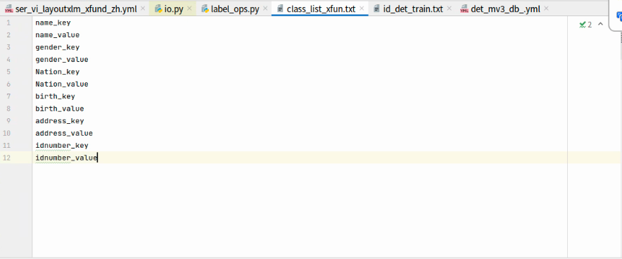 kie身份证关键信息提取类别出错 · Issue #10220 · PaddlePaddle/PaddleOCR · GitHub