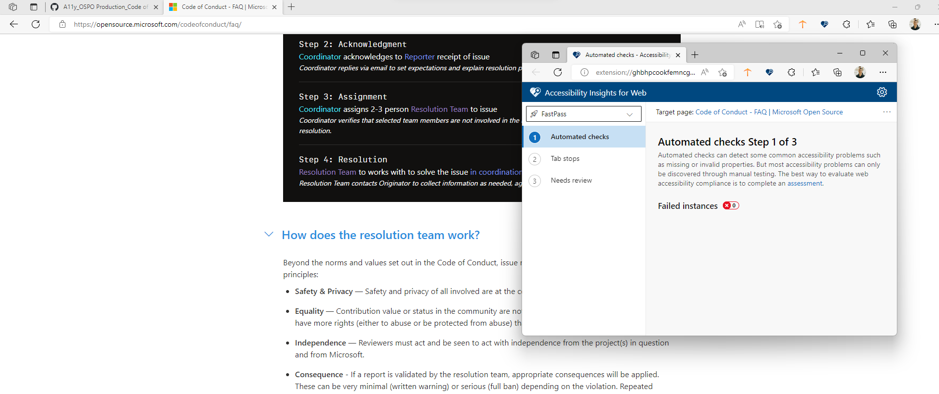 A11y_OSPO Production_Code of Conduct - FAQ_AI4W: Ensures the contrast between foreground and ...