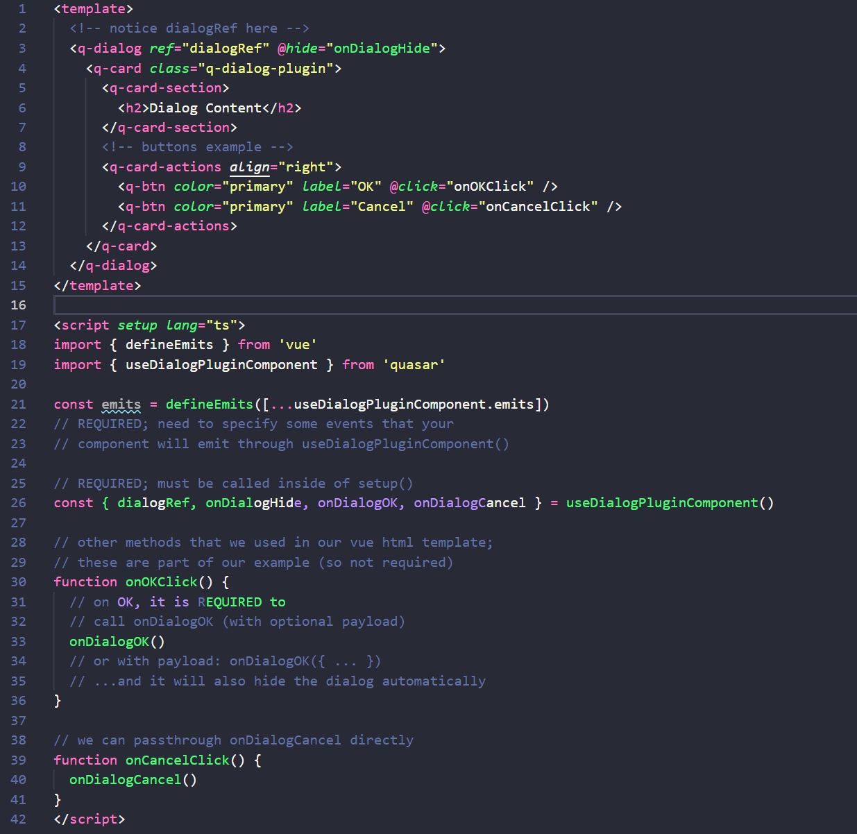In Production Environment Cant Open Dialog With Dialog Plugin · Quasarframework Quasar 9071