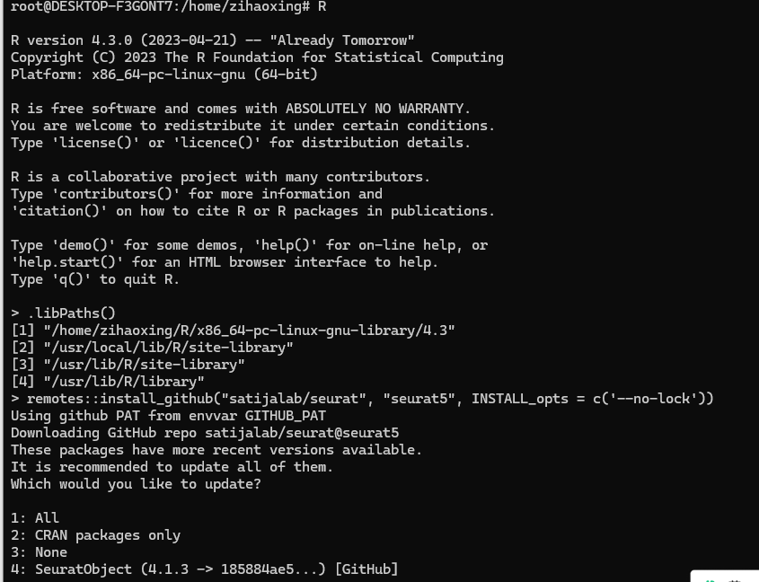 can not install Seurat5 · Issue #7390 · satijalab/seurat · GitHub