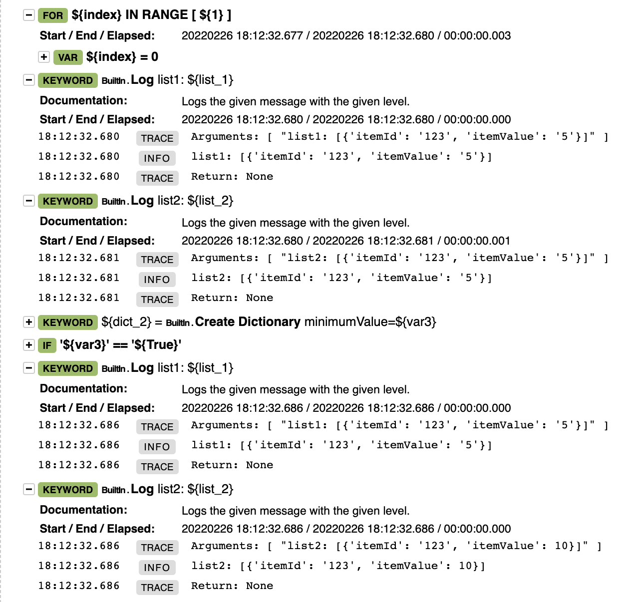 Issue When Modifying A List Of Dictionaries · Issue 4223 · Robotframework Robotframework · Github