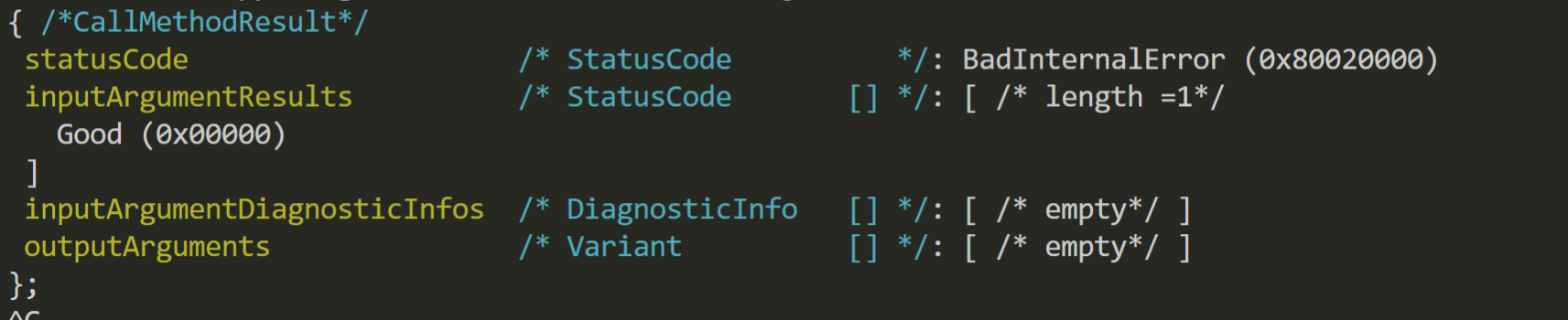 Method Call With A Single Float Type Input Argument Results In Exception In Node Opcua Server