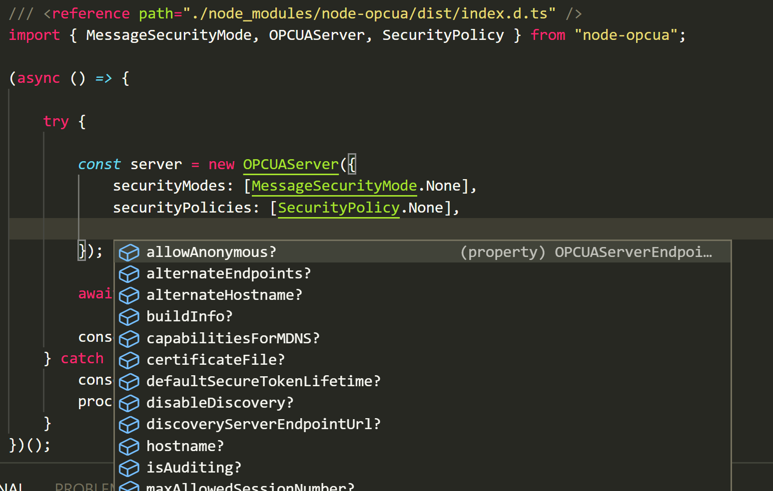 Question Node Opcua Server Exposed Endpoints · Issue 894 · Node Opcua