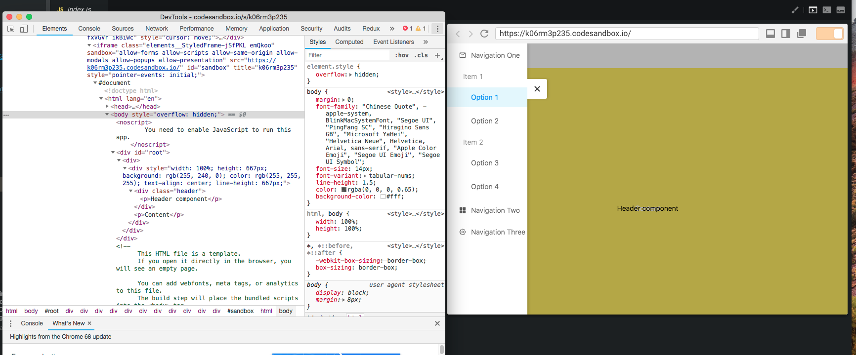 Width calculation is wrong when opening the drawer · Issue #36 · react-component/drawer · GitHub
