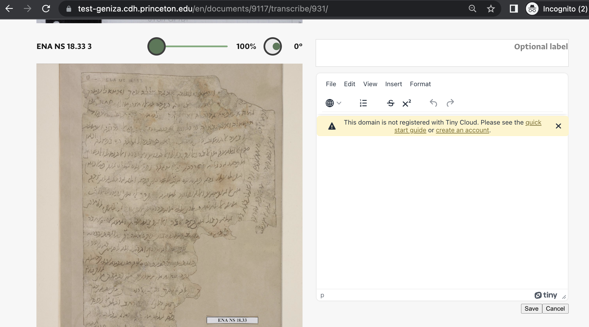 As a content editor, I want new and revised transcriptions available for search immediately so ...