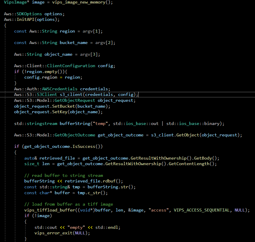Read Tiff Image From S3 Into Memory · Issue 3063 · Libvips Libvips · Github