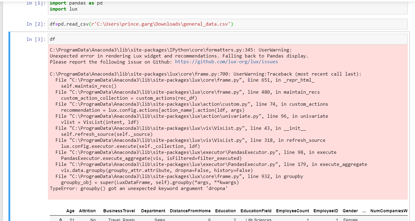 Error in rendering Lux Widget · Issue #323 · lux-org/lux · GitHub