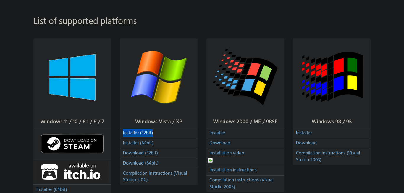 Main window is blank on MS WinXP 32-bit · Issue #14830 · libretro ...