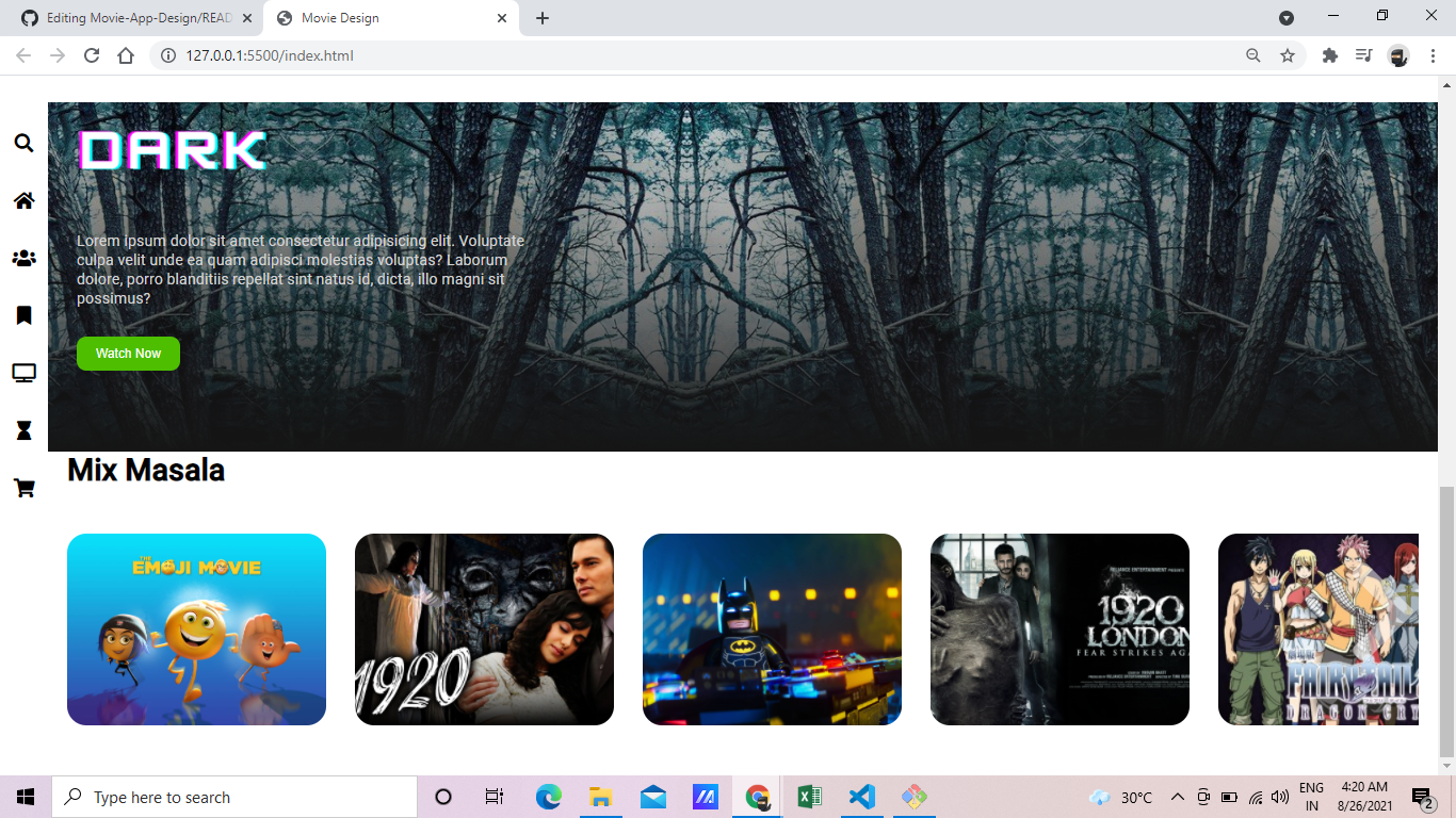 GitHub - rkannaujia/Movie-App-Design: Responsive Movie app Design using HTML ,CSS and JavaScript