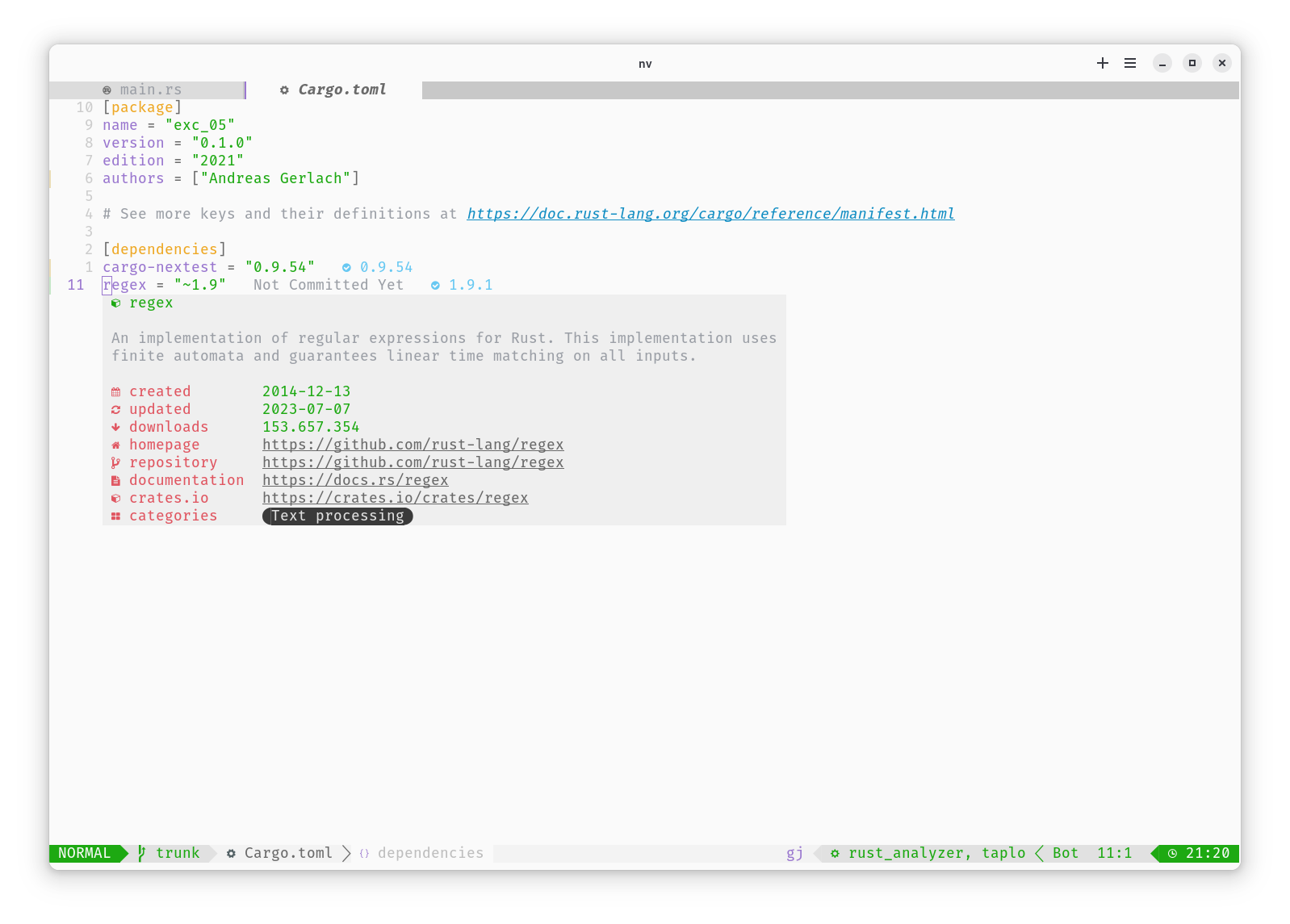 GitHub - appelgriebsch/Nv: #LazyVim based #Neovim configuration