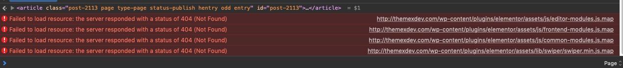 frontend-modules.js is referenceing a js.map file causing 404 · Issue #7082 · elementor ...