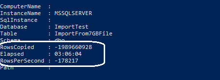 [Bug] Import-DbaCsv - RowsCopied in result object still has integer wrap problem · Issue #7189 ...