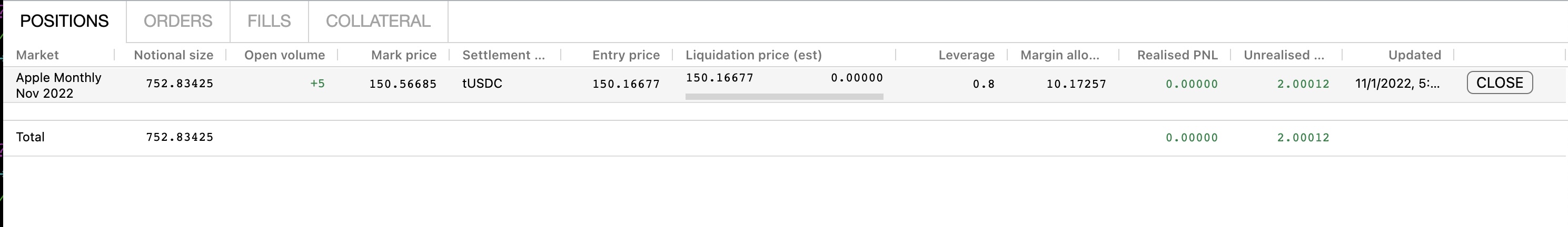 Make positions table fill available space · Issue #1932 · vegaprotocol/frontend-monorepo · GitHub