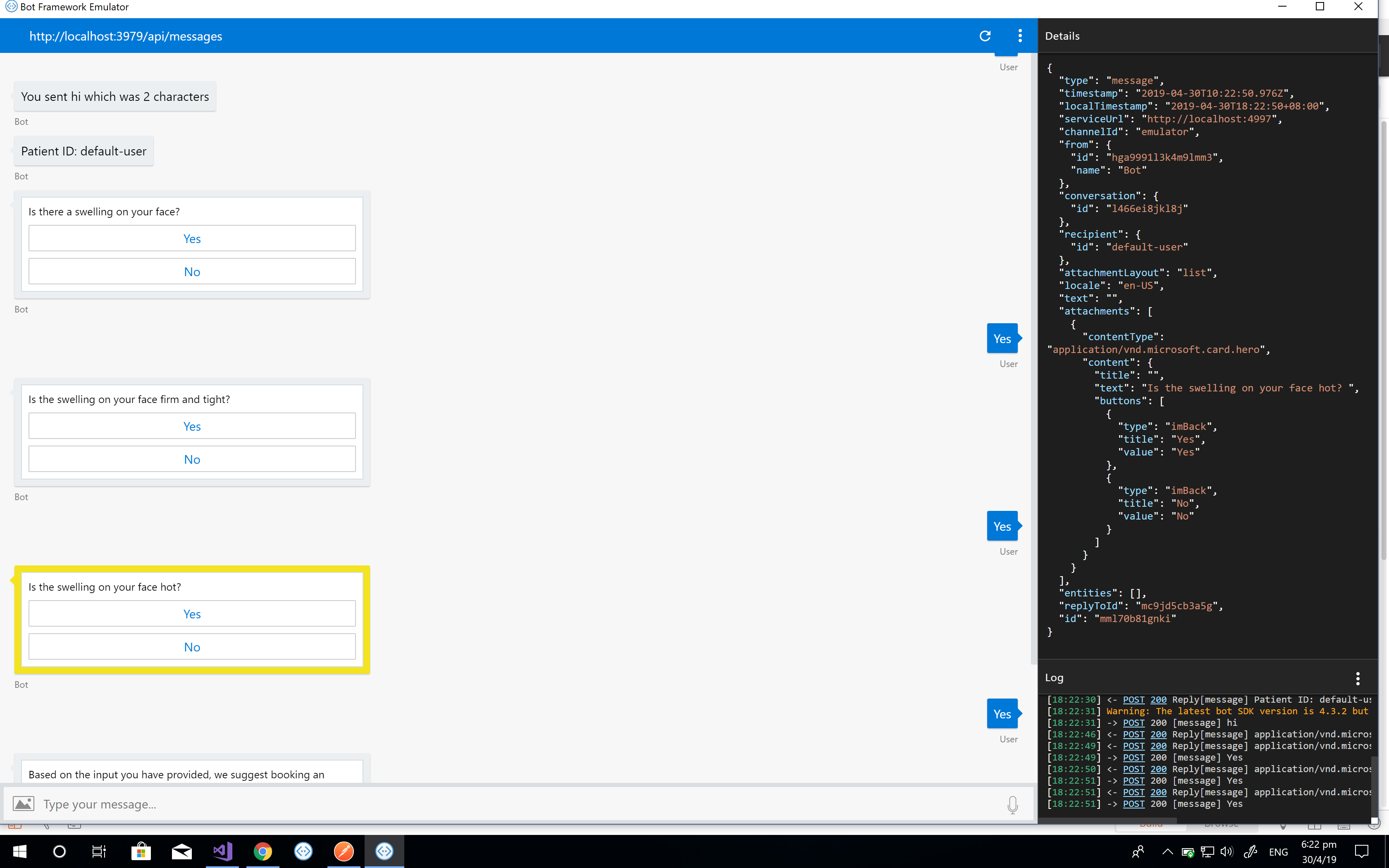 FormFlow loses context in all channels except emulator · Issue #137 · microsoft/BotBuilder-V3 ...