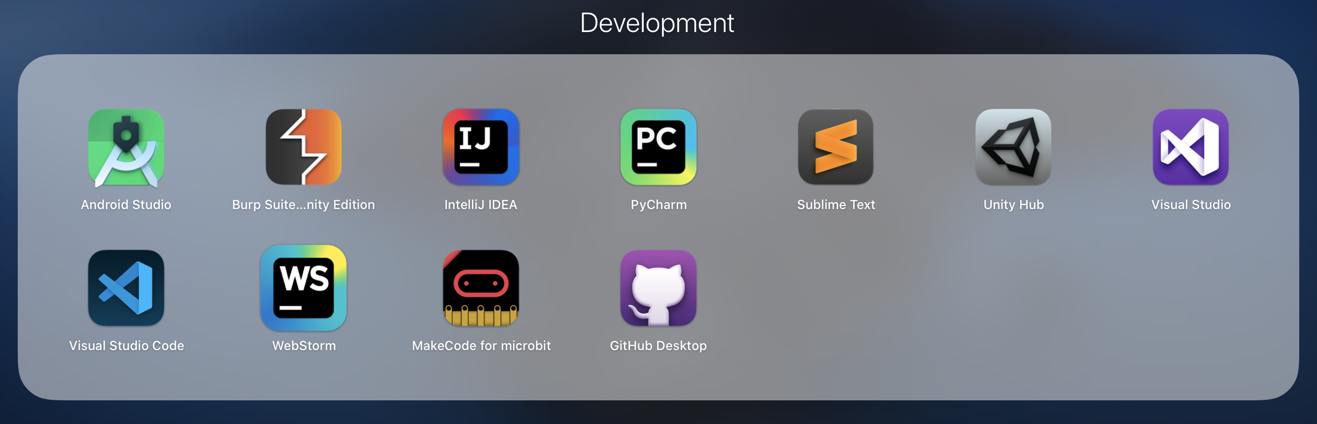 Found that the WebStorm icon size is different compare to other icons ...