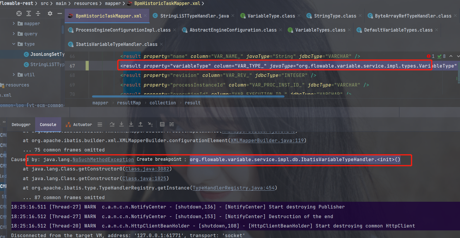 Help how to use “variableType” in resultMap · Issue #3445 · flowable/flowable-engine · GitHub