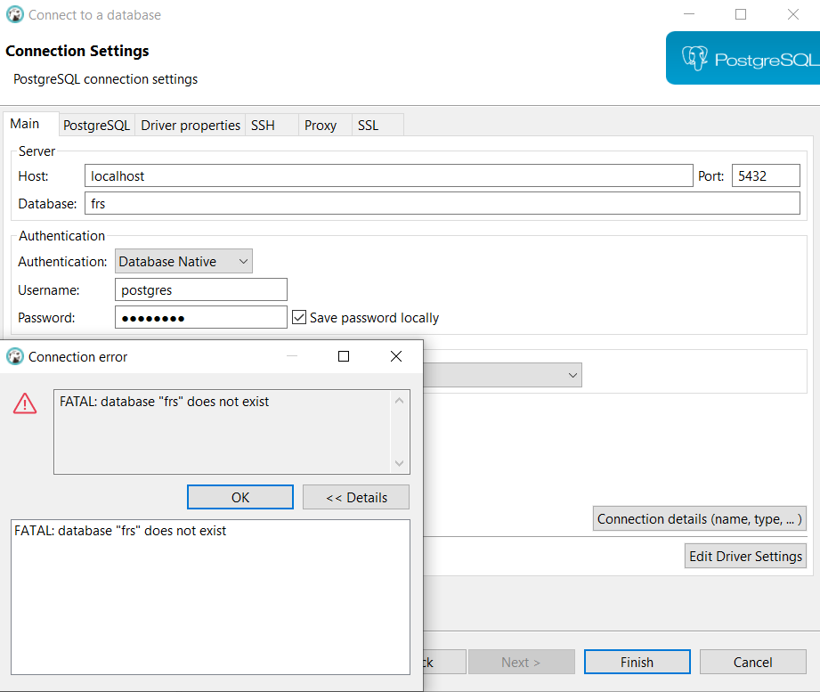 FATAL: database "frs" does not exist · Issue #650 · exadel-inc/CompreFace · GitHub