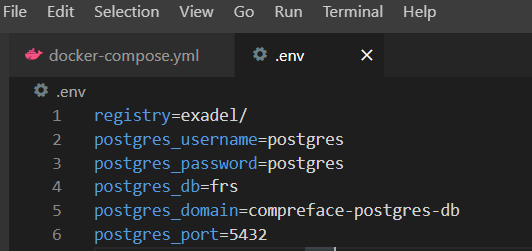 FATAL: database "frs" does not exist · Issue #650 · exadel-inc/CompreFace · GitHub