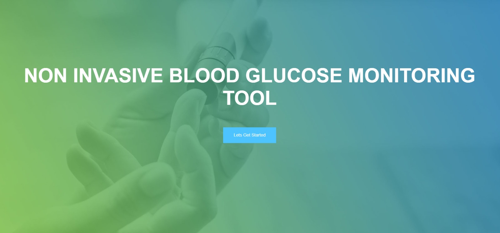 GitHub - Thunderclap-ui/Non-Invasive_Glucose_Monitoring_Tool: The ...