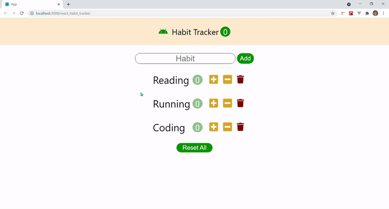 GitHub - DoHyunHwang/react_habit_tracker: React로 구현한 습관 다이어리
