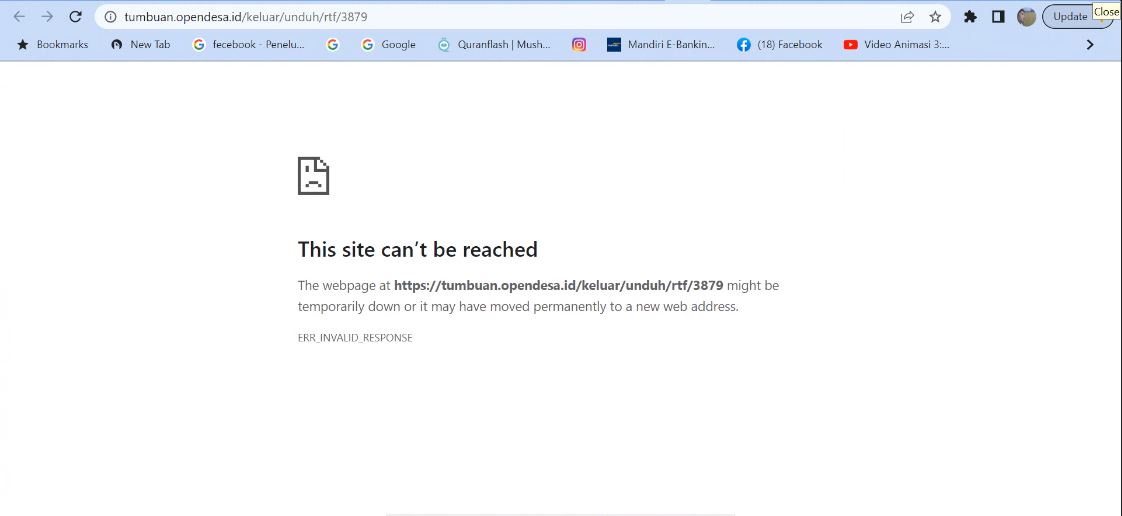 Bug Error Ketika Klik Semua Menu Di Layanan Surat Muncul Error Datatables Warning Tableid