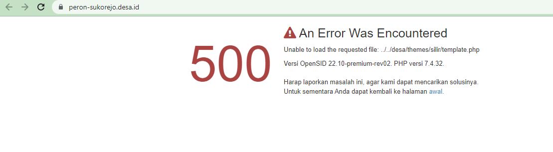Tema dari pindah hosting tidak dapat diakses · Issue #115 · OpenSID ...