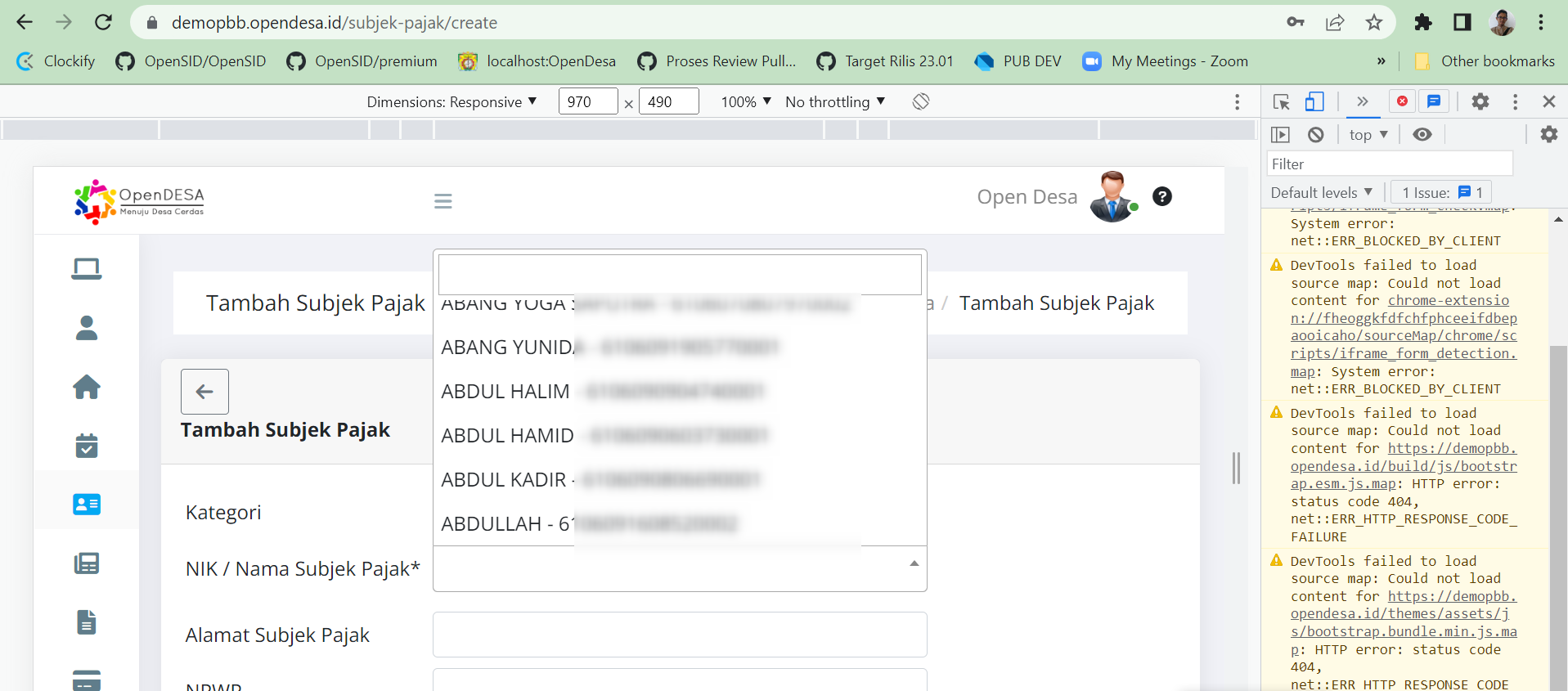 BUG: data penduduk tidak tampil setelah berhasil sinkronisasi · Issue #109 · OpenSID/wiki-pbb ...