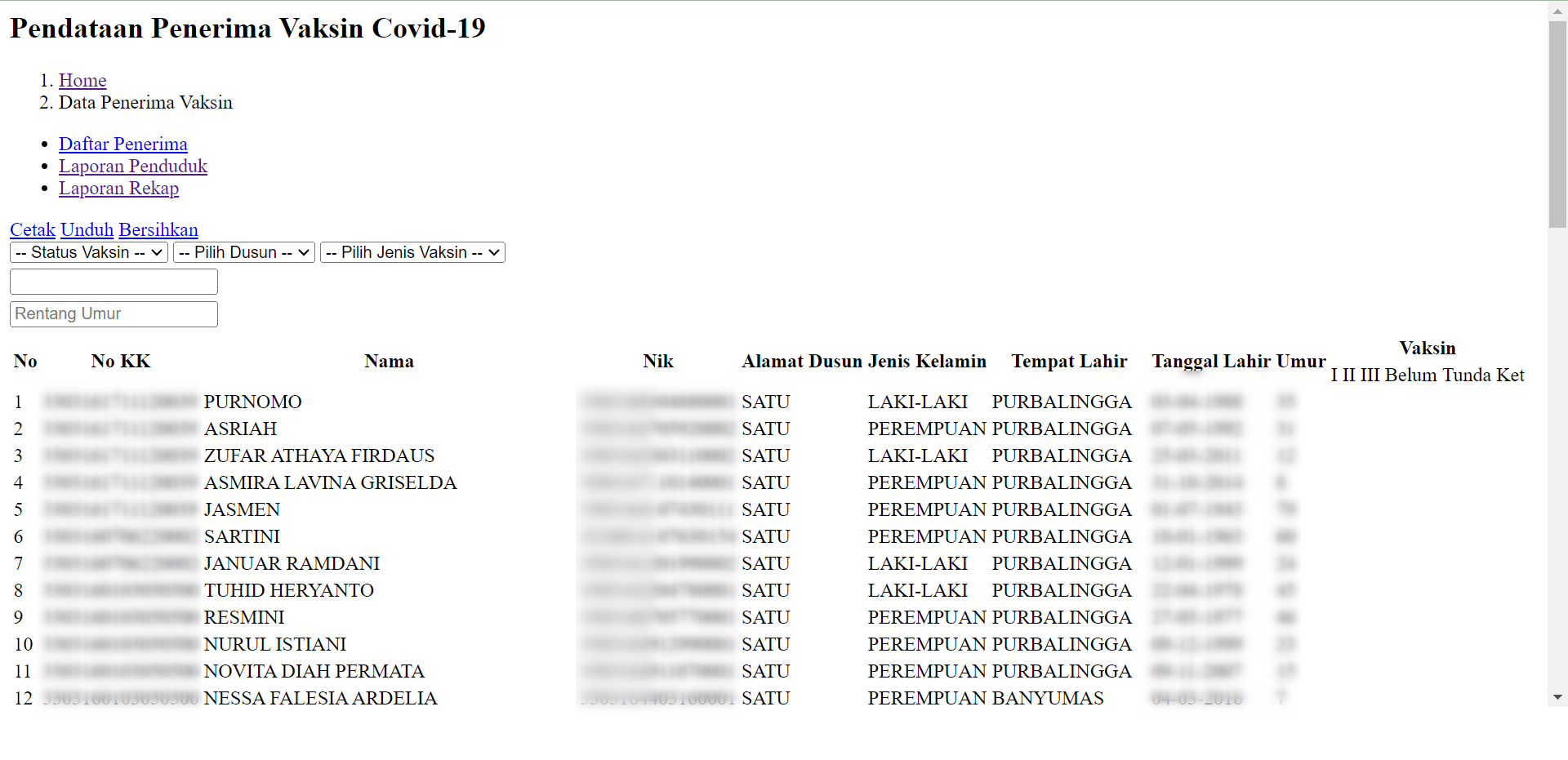 Bug/error: Halaman Laporan Penduduk Vaksin Covid terjadi error · Issue #6715 · OpenSID/OpenSID ...