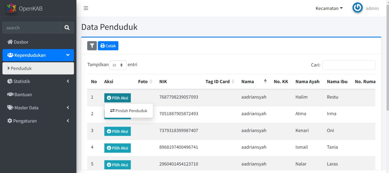 Ubah Semua Penamaan Openkab Menjadi Openkab · Issue 226 · Opensidopenkab · Github