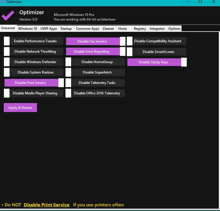 My PC started to work INSANELY slow · Issue #22 · hellzerg/optimizer · GitHub