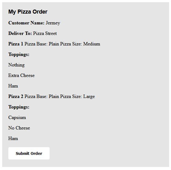 GitHub - CurlzG/PizzaWebapplication