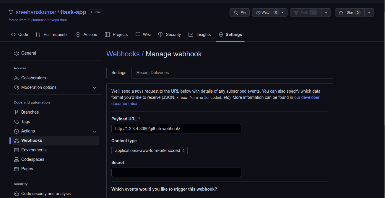 GitHub - sreehariskumar/Automate-Docker-Image-Build: CI/CD Pipeline to ...