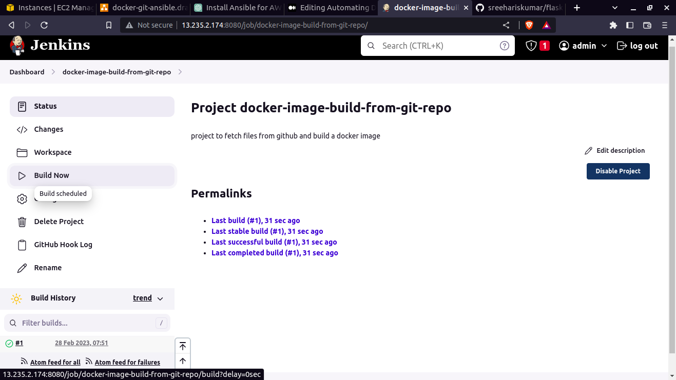 GitHub - sreehariskumar/Automate-Docker-Image-Build: CI/CD Pipeline to initiate build ...