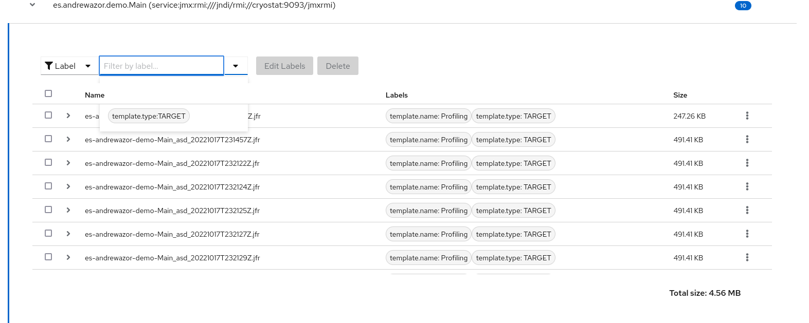 [Task] Recording filters are cutoff in nested Archived recording tables · Issue #556 ...