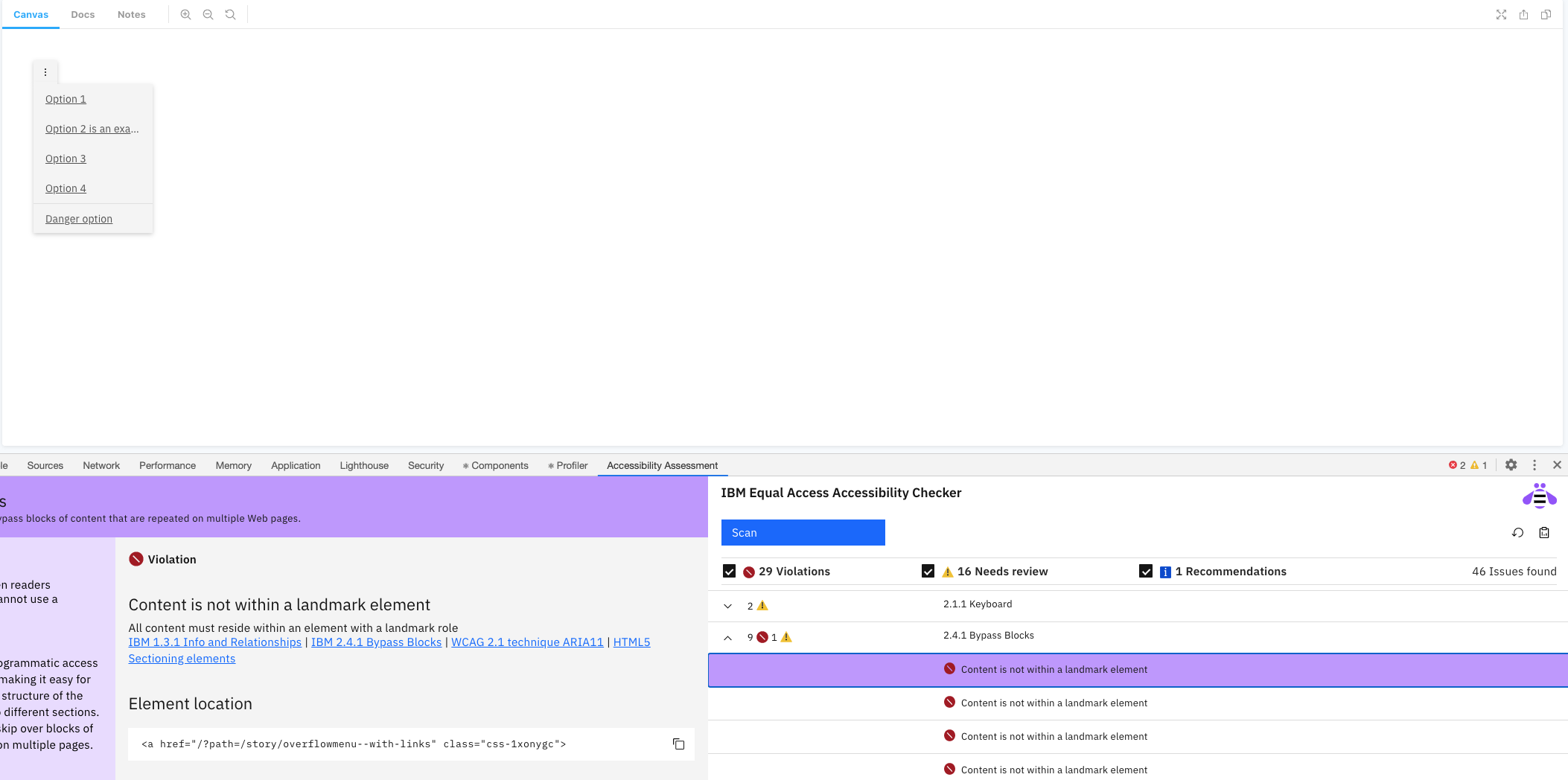 accessibility violation in Overflowmenu item · Issue #6731 · carbon-design-system/carbon · GitHub