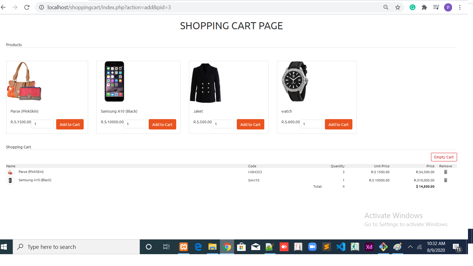 GitHub - Pritikshirsagar/Session_based_cart