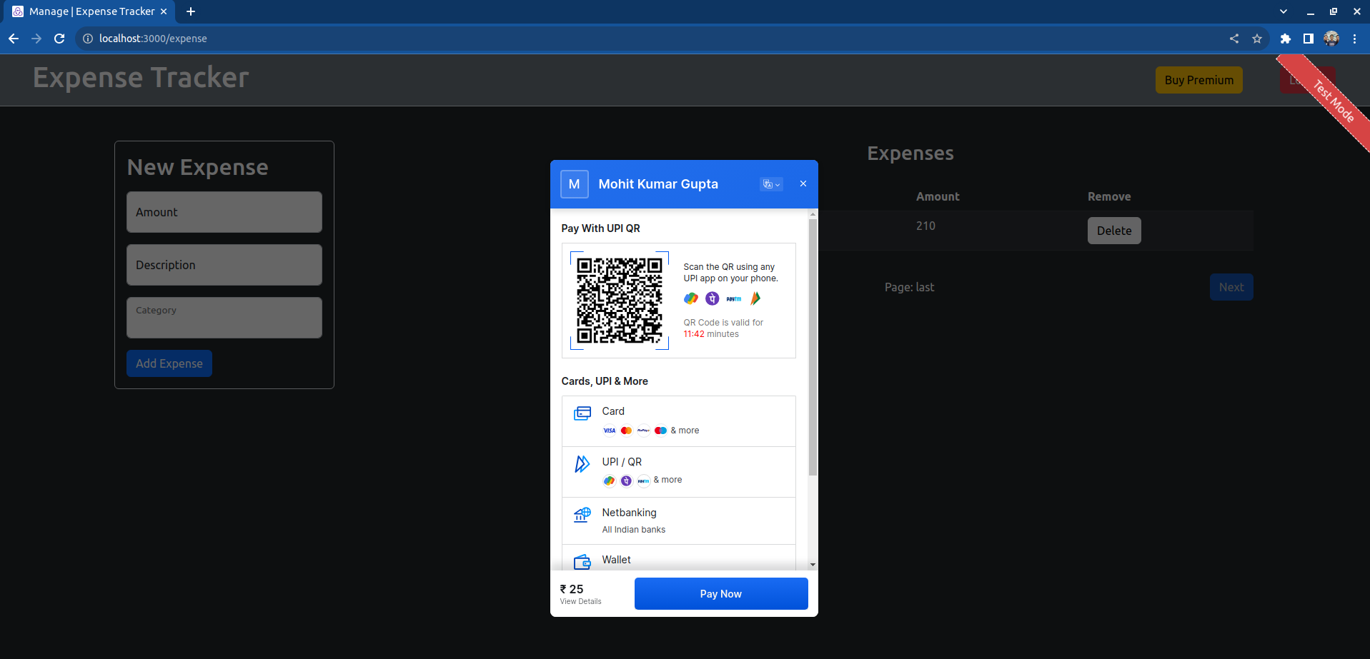 GitHub - coldcoffeee/expense-tracker: A web application to help you track your day-to-day expenses