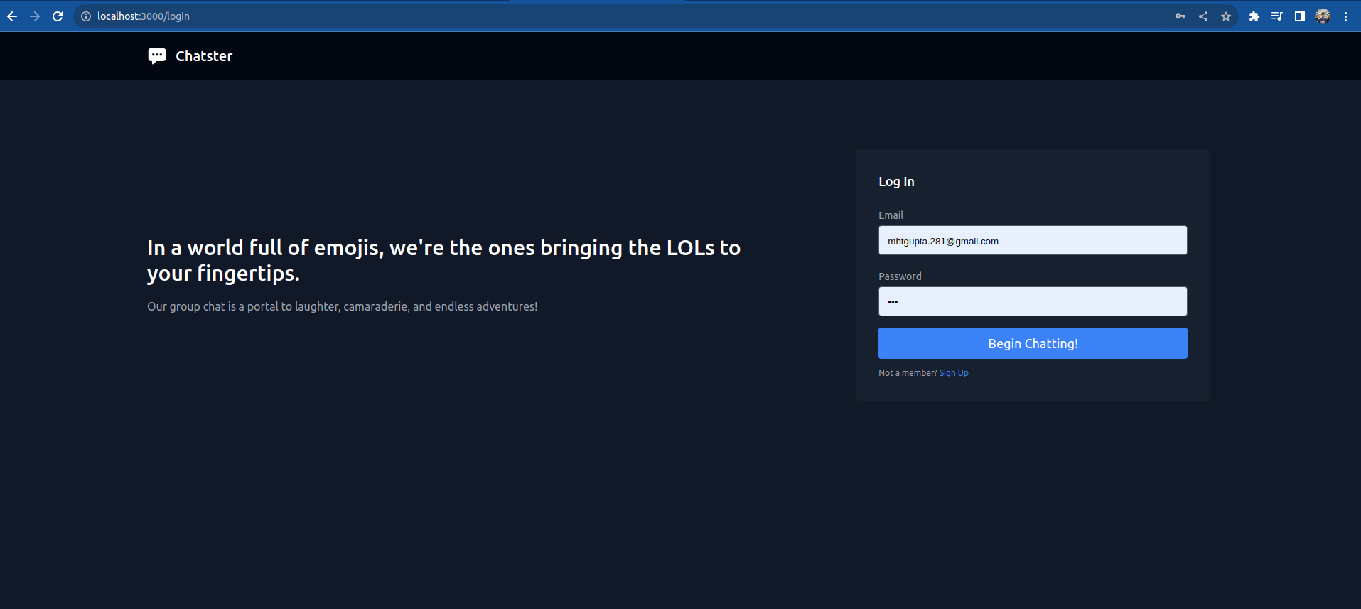 GitHub - coldcoffeee/chatster: a group chat application that allows ...