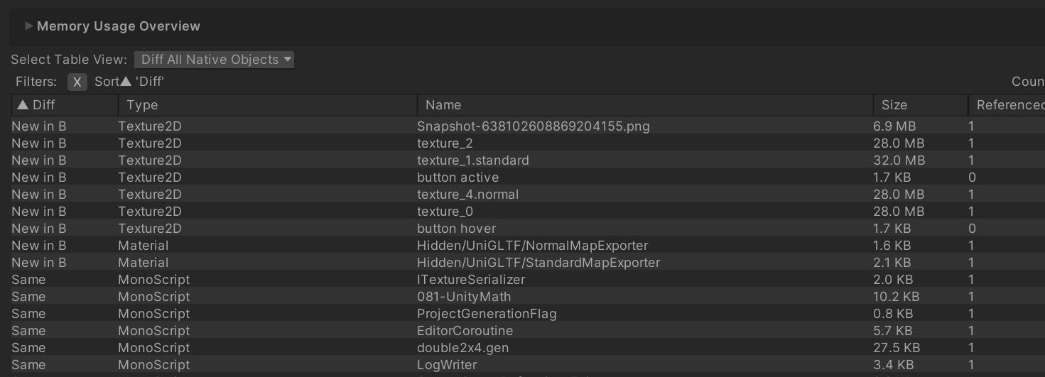 gltfExporter causing memory leak · Issue #1960 · vrm-c/UniVRM · GitHub