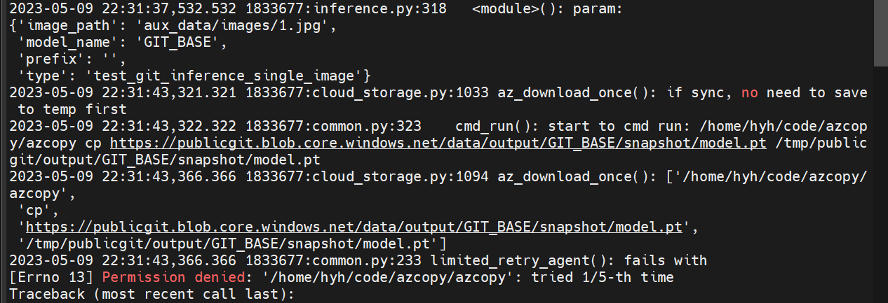 error about azcopy · Issue #52 · microsoft/GenerativeImage2Text · GitHub