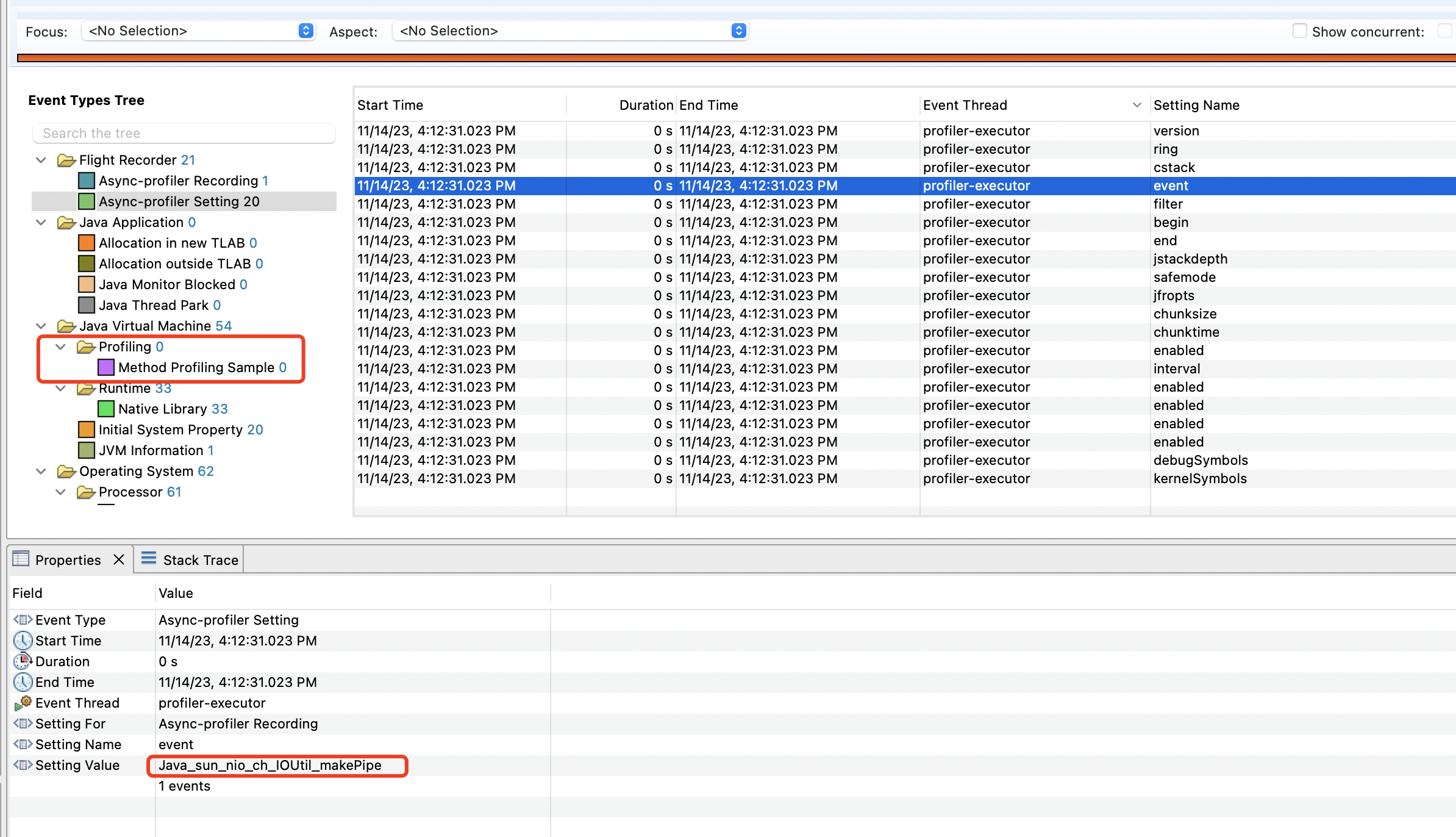 The Java wrapper is unable to collect data from Java_sun_nio_ch_IOUtil ... The Java wrapper is unable to collect data from Java_sun_nio_ch_IOUtil ...