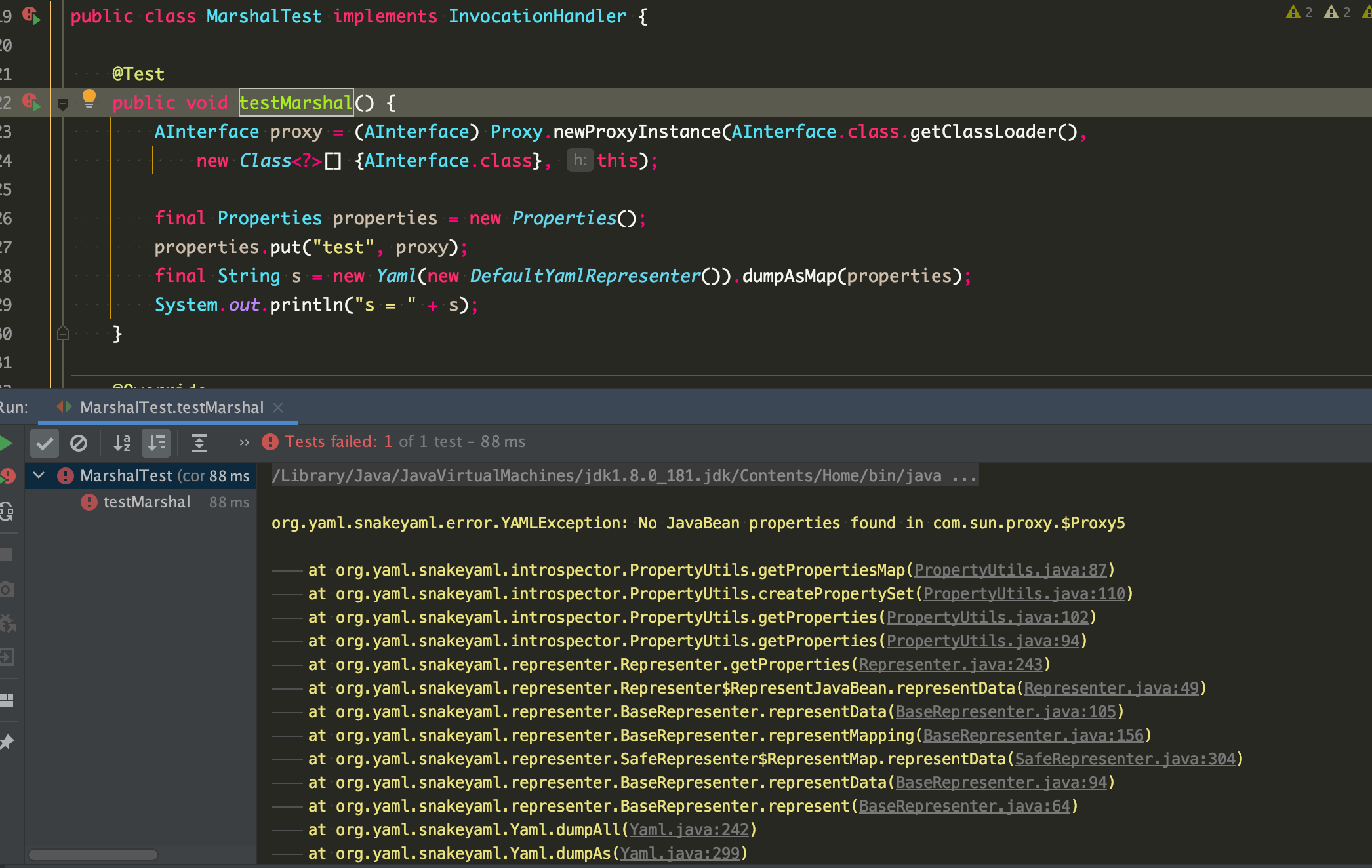 No JavaBean properties found in com.sun.proxy.$Proxy203 · Issue #8174 ...