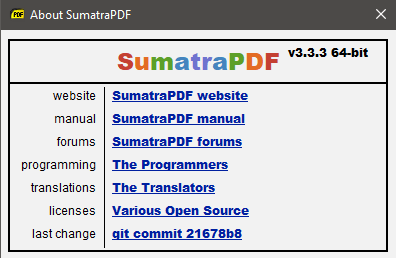 Version 3.4 released · sumatrapdfreader sumatrapdf · Discussion #2595 · GitHub