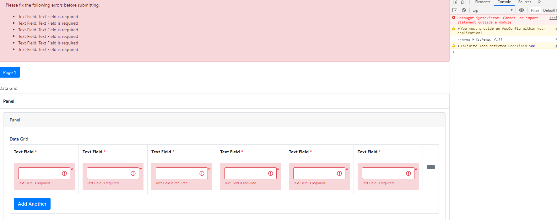 [BUG] Infinite Loop Error - Able to recreate the issue with one of the ...