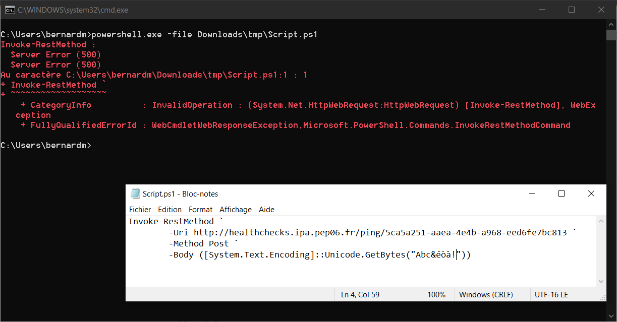 `UnicodeDecodeError` on ping endpoints with UTF-16LE-encoded payloads · Issue #574 ...