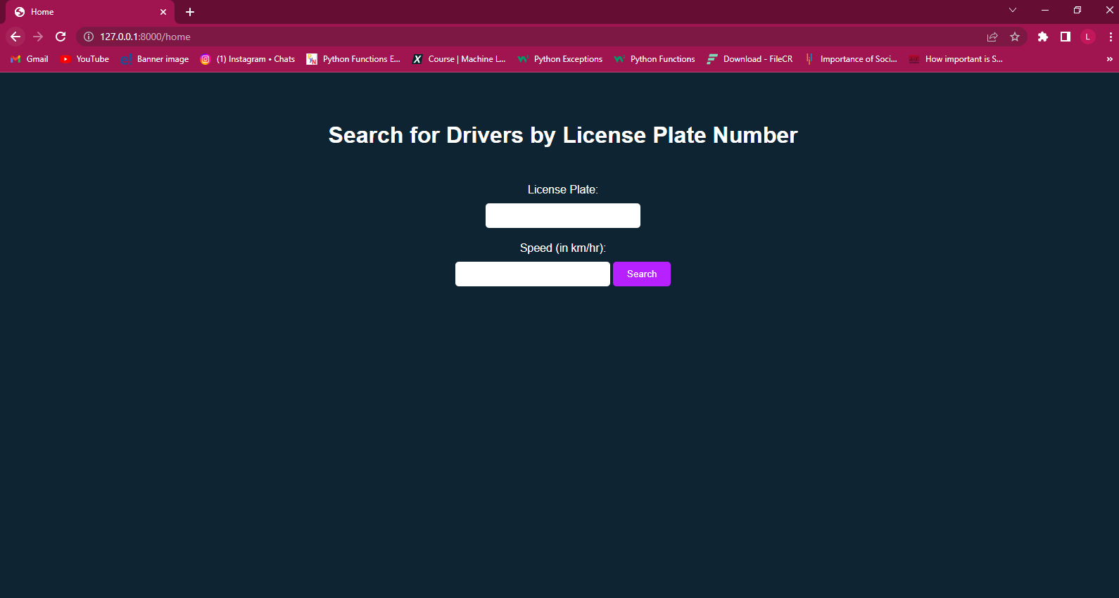 GitHub - Lornah72/Speeding-Fines-using-Django: This GitHub repo contains an automated website ...