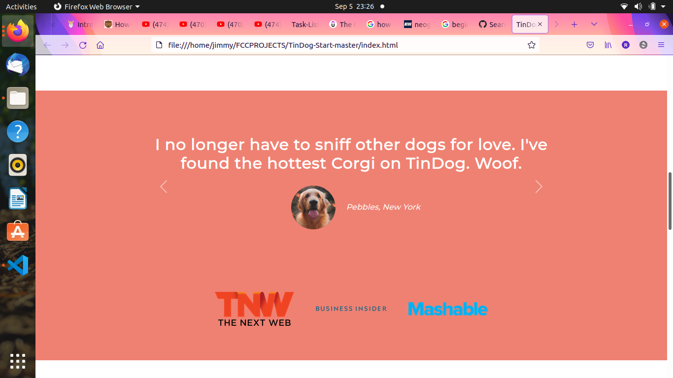 GitHub - rishabh861/Tindog-TInder-mock-up-website: A frontend tinder website mock-up which help ...