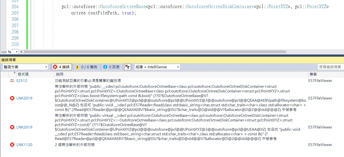 OutOfCore link erro when using AllInOne package · Issue #3081 · PointCloudLibrary/pcl · GitHub